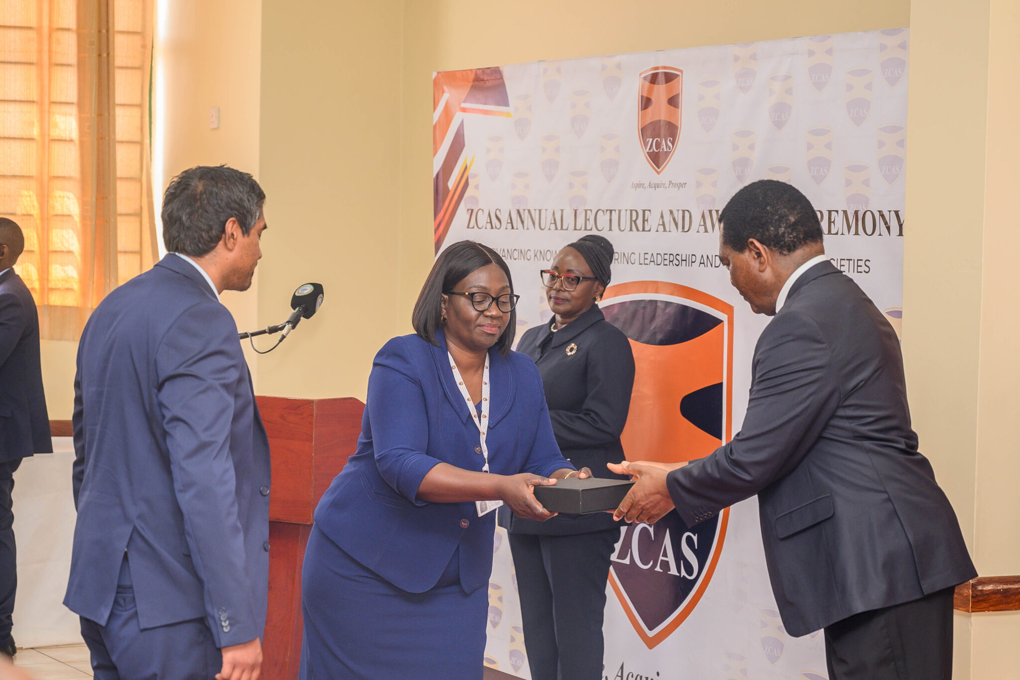 President Hakainde Hichilema Graces Inaugural ZCAS Annual Lecture and ...